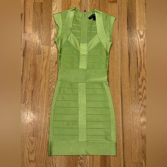 French Connection | Dresses | French Connection Green Midi Dress | Poshmark